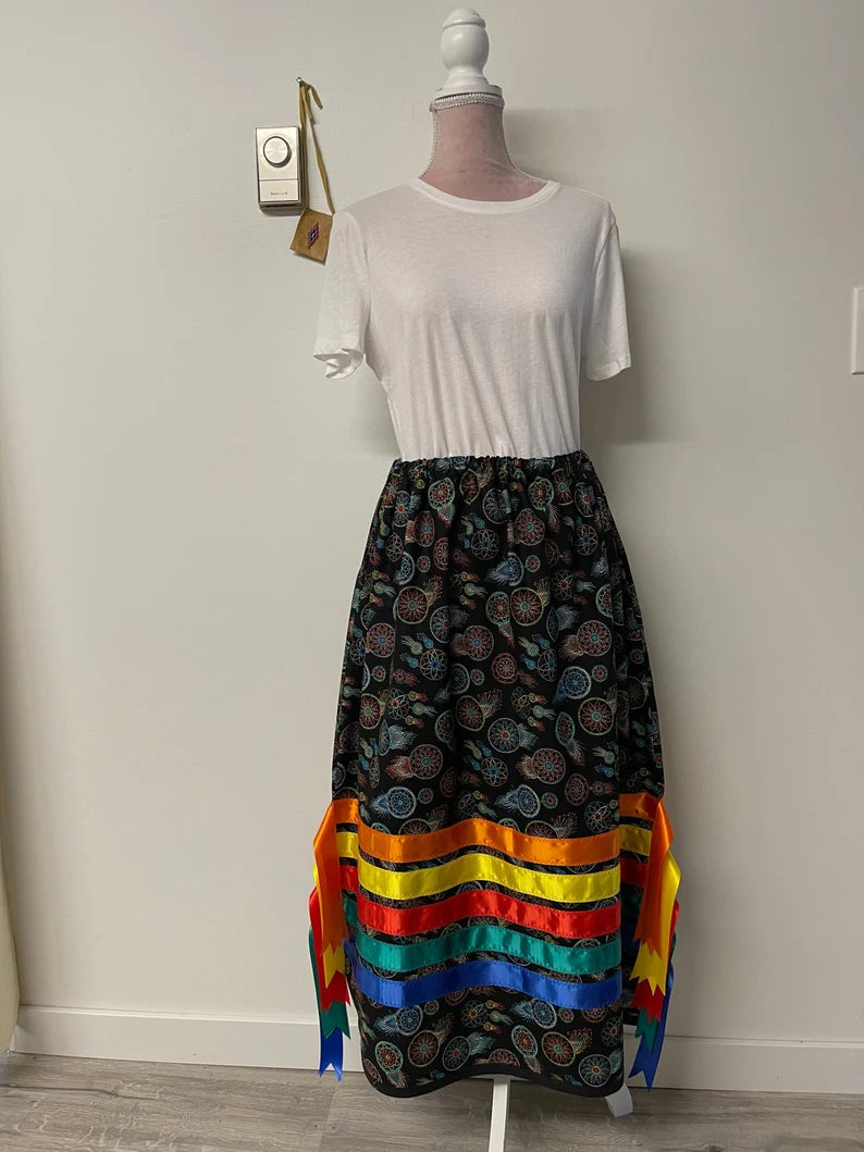 RS1416 Ribbon Skirt – aboriginaldesignwear